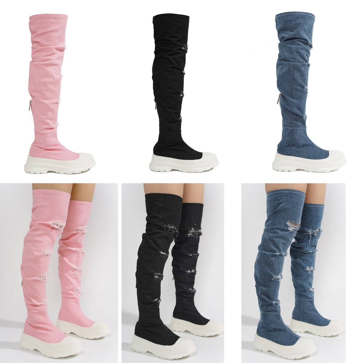 Looks Distressed Boots – JAS STYLISH HANDBAGS SHOES &ACCESSORIES